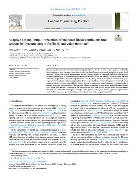 Adaptive Optimal Output Regulation Of Unknown Linear Continuous Time Systems By Dynamic Output