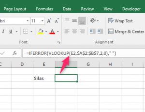 How To Use IFERROR With VLOOKUP To Remove N A Error In Excel