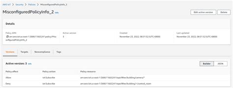 identify misconfigured iot policies using aws iot device defender the