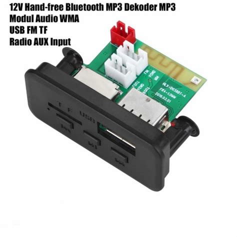 Jual Modul Bluetooth Terbaru 5 0 MP3 Player Decoder Board 12V FM Module Shopee Indonesia