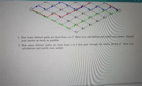 Solved 1 Paths 8 Points We Want To Count The Number Of