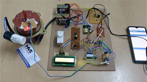 Iot Based Ac Motor Monitoring System Using Arduino And Esp8266 Youtube