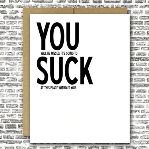 Funny Card For Coworker, Funny Goodbye Card, Coworker Leaving Card, Retirement Card, Funny ...
