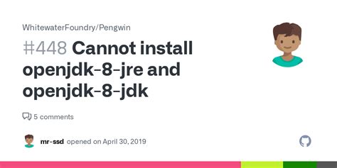 Cannot Install Openjdk Jre And Openjdk Jdk Issue WhitewaterFoundry Pengwin GitHub