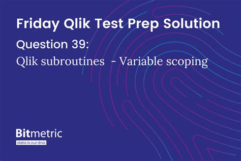Qlik Variable Scoping In Subroutines