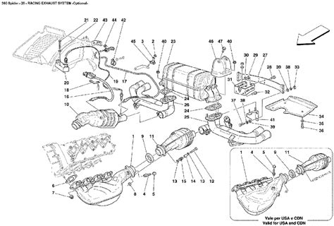 exploded view with dimensions