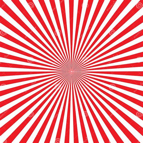 Red Radial Stripes Bold Geometric Burst Abstract Striped Background Vector Dynamic Pattern