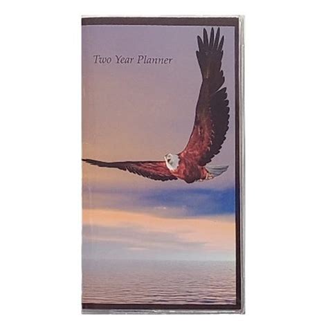 2 Year Usa Made Eagle Pocket 2026 2027 Calendar Planner With Note Pad