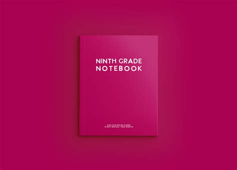 Fourth Grade Notebook Dark Pink — Schoolnest