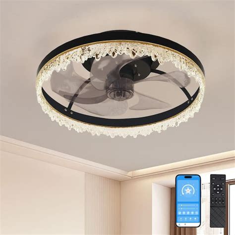 Rccfbhm Light Pro 16 In Smart Indoor Black Integrated Led Light