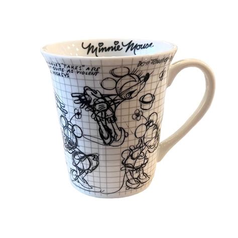 Disney Dining Minnie Mouse Sketchbook Sketch Book Mug Disney New Poshmark