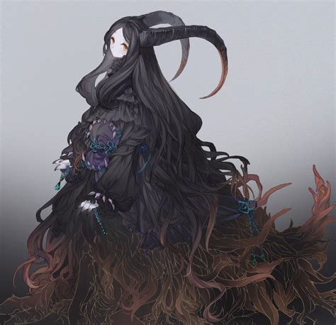 Коза темного леса Ao Monster Girl Anime Monster Girls Anime