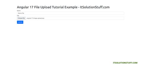 Angular 18 File Upload Tutorial Example - ItSolutionstuff.com