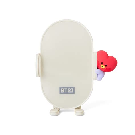 Bt21 Tata 미니니 차량용 스마트폰 고속 충전 거치대 Line Friends Square