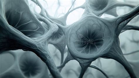 Intricate Neural Network Illustration Showcasing Complex Synaptic