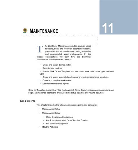 pdf maintenance department of commerce · the maintenance module