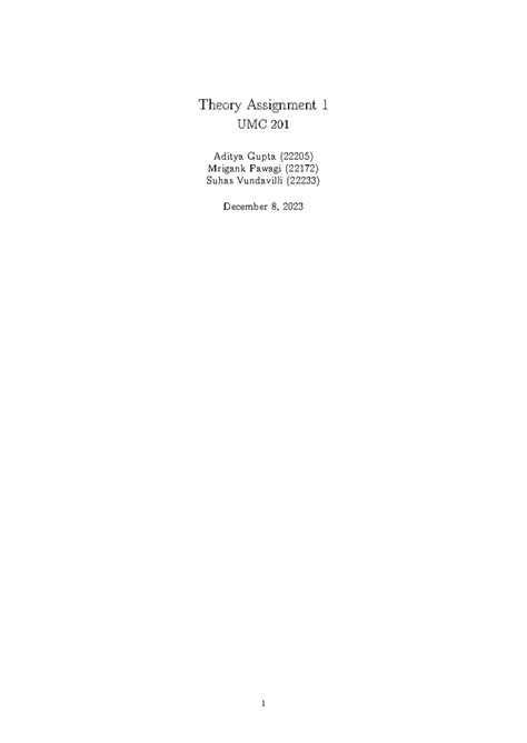 Dsa Theory 1 Data Structures And Algorithms Theory Assignment 1 Umc