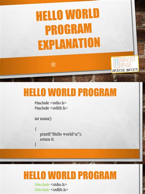 Hello Program Pdf Computer Program Programming