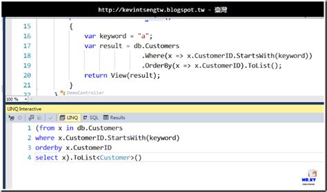 Mrkt 的程式學習筆記 Linq 工具 Devart Linq Insight