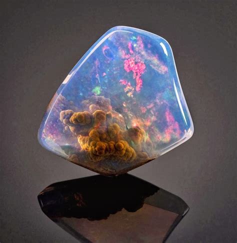 Oregon Contra Luz Opal Opal With Unique Botryoidal Jasper Inclusions