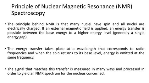Nuclear Magnetic Resonance Spectroscopypptx