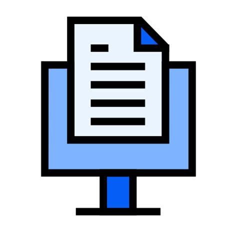 Document File Generic Color Lineal Color Icon