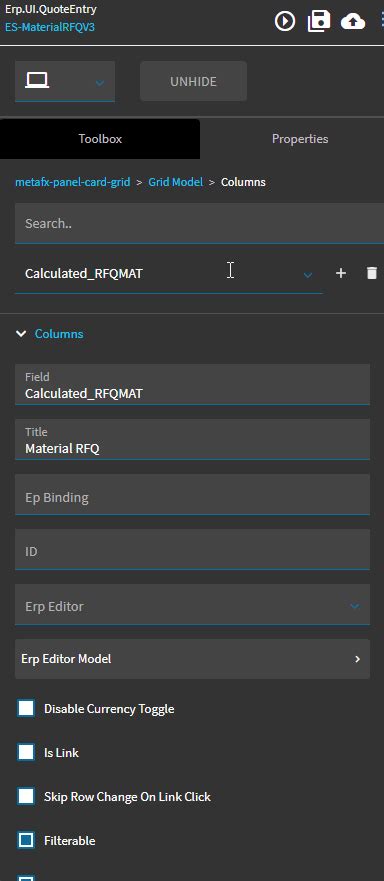panel card grid not showing results kinetic erp epicor user help forum