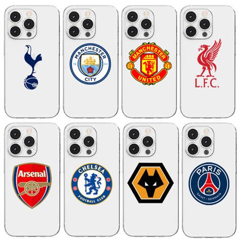 Oy14 1 시즌2 투명 핸드폰 유럽 리그 축구팀 엠블럼 사전 로고 남자 친구 선물 커플 휴대폰 갤럭시케이스 노트 10 20