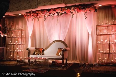 Indian Wedding Reception Stage Decor Photo 202519
