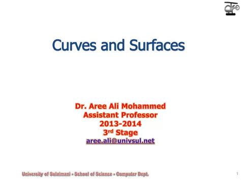 Ppt Curves And Surfaces Powerpoint Presentation Free Download Id2385369