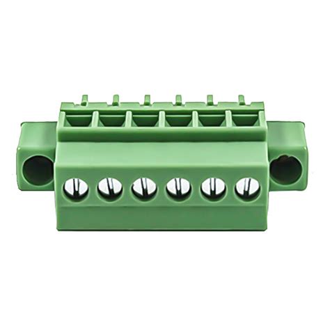 Phoenix 5 Pin Pcb Screw Terminal Plug Connector With Threaded Flange Motor Terminal Block And
