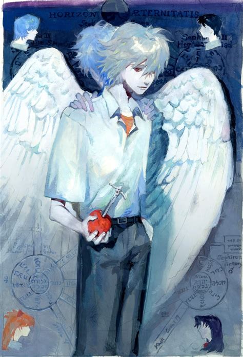 Souryuu Asuka Langley Ayanami Rei Ikari Shinji Nagisa Kaworu And