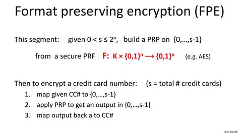 Ppt Format Preserving Encryption Powerpoint Presentation Free