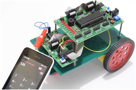 Mobile Phone Controlled Universal Robot Car Embedded Technosolutions