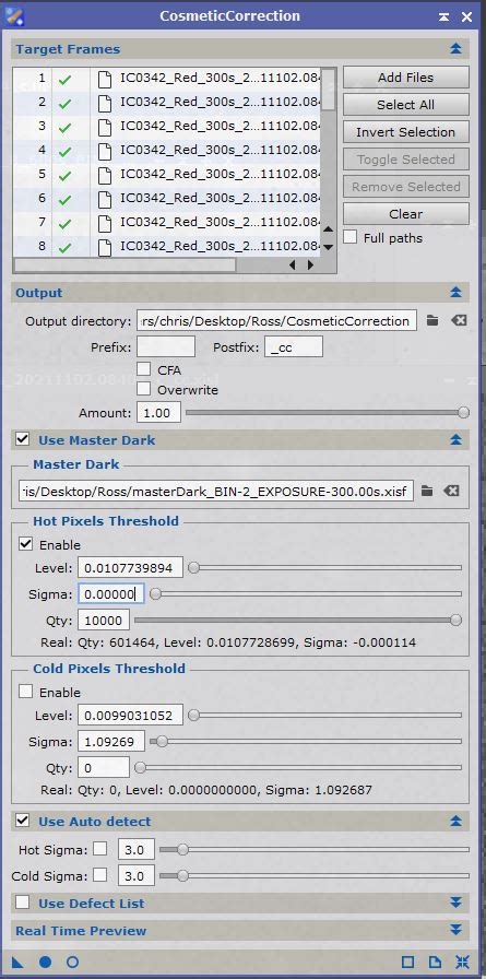 Image Calibration Problem Experienced Deep Sky Imaging Cloudy Nights