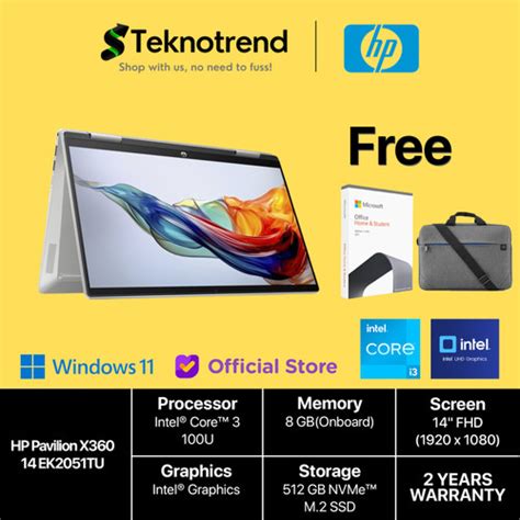 Promo Hp Pavilion X Ek Tu Ek Tu Core U Gb Gb Ssd Touch Fhd Ips
