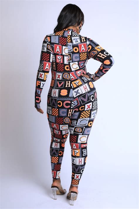 Alphabetically Neon Jumpsuit Fashion Bug Online