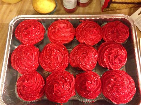Ruby Slipper Cupcakes