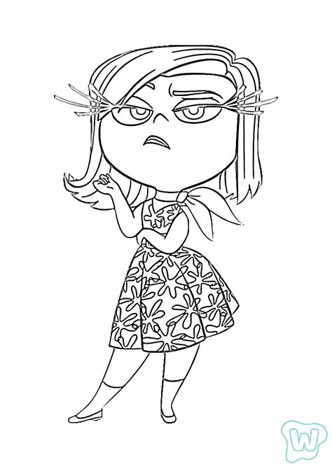 34 Inside Out 2 Coloring Pages Coloring Full Of Emotions