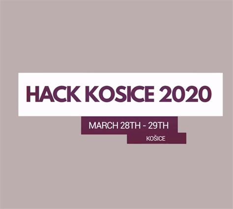 Hack Kosice 2020 Kamdomestask