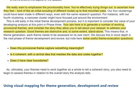 Generating Themes With Reflexive Thematic Analysis Dr Andrew Huangs Blog