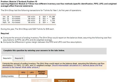 solved problem module 2textbook problem 10 learning objective module 2