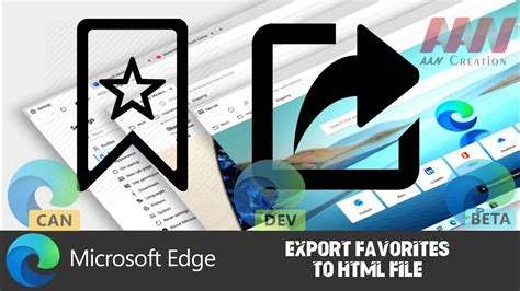 How To Export Favorites To Html File In Chromium Version Of Microsoft