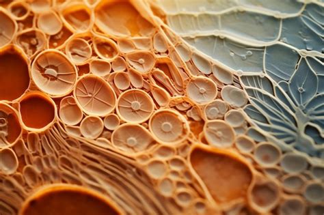 Premium Ai Image Microscopic Macro Closeup Shot Scientific Research