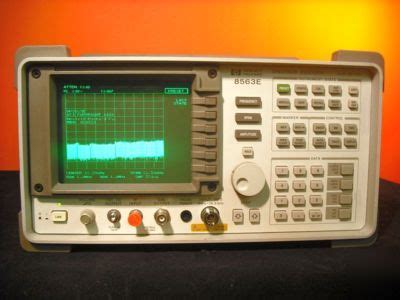 Hp Agilent E Spectrum Analyzer W A Module