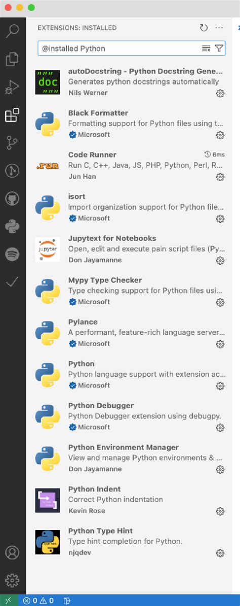 Setting Up Vscode And Python For Macos · N Redick
