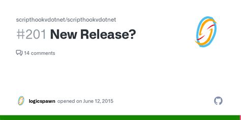 New Release · Issue 201 · Scripthookvdotnetscripthookvdotnet · Github