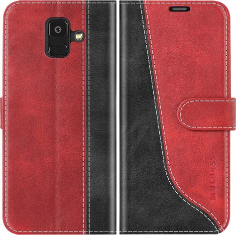Mulbess Flip Case Voor Samsung Galaxy A Hoesje Met Kaarthouder Leren Telefoonhoesje Met