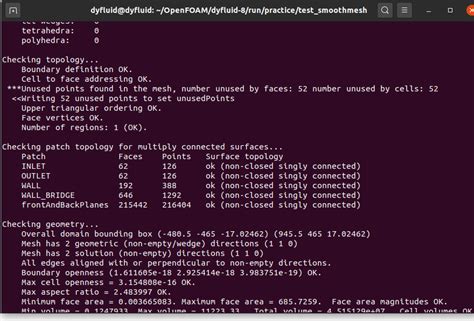 Openfoam 中checkmesh 命令提示有4个 Highly Skew Faces如何修复