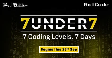 7under7challenge Nxtwave Ccbp Learningjourney Techskills